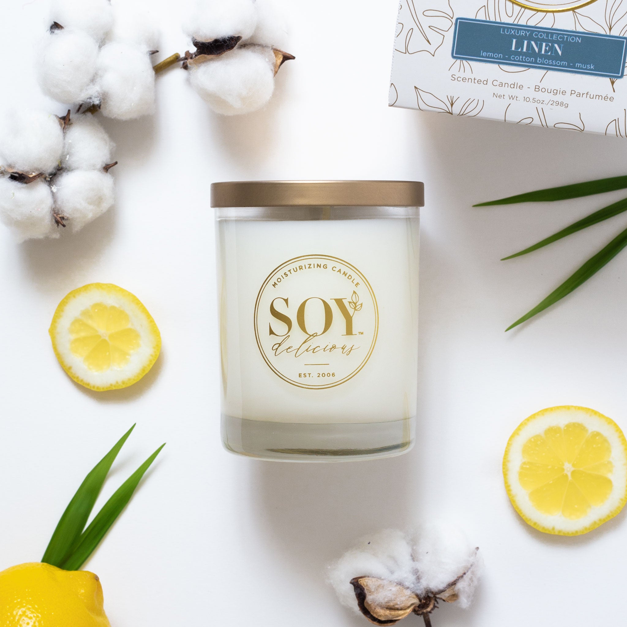 Linen | Soy Wax Candle – Soy Delicious Candles