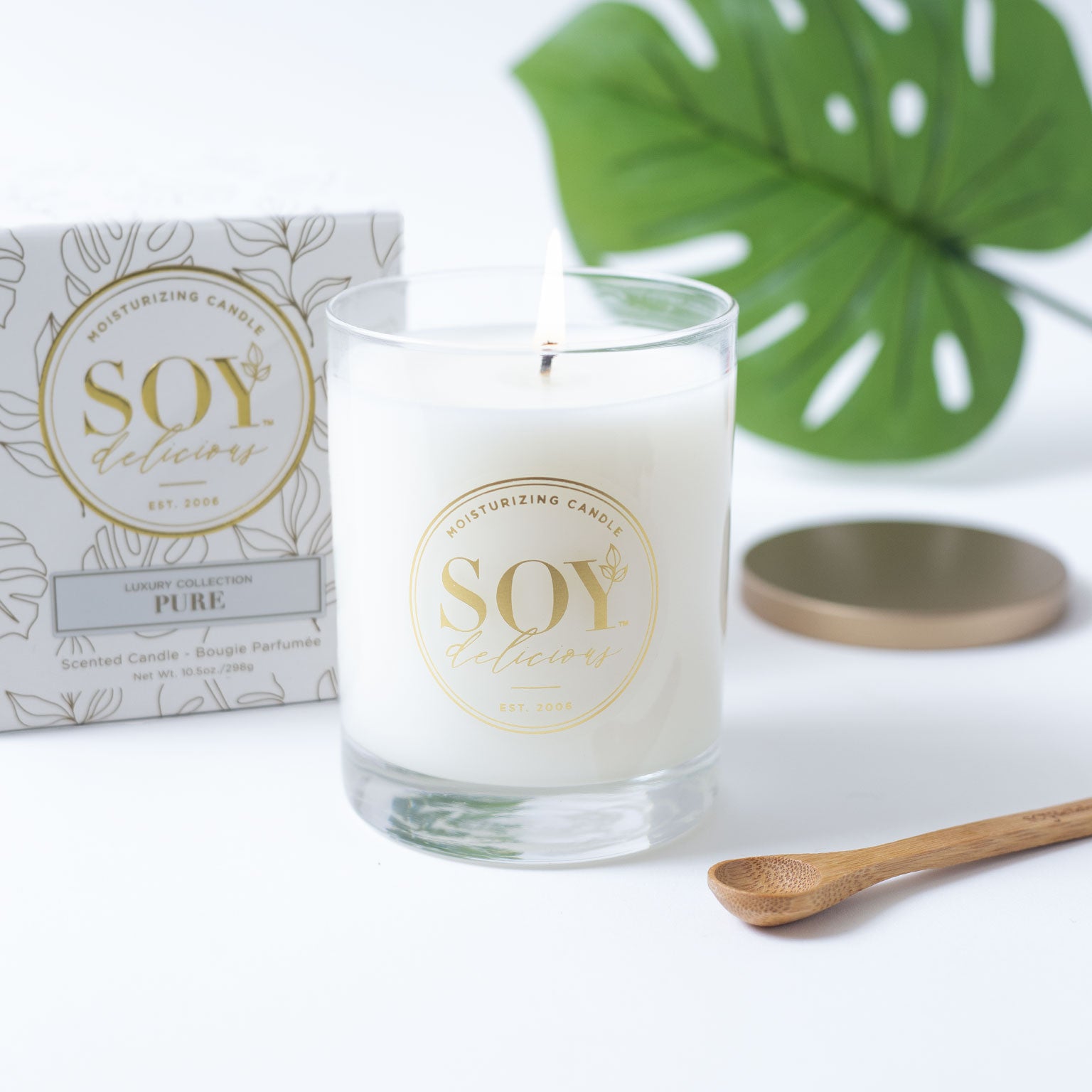 Pure | Fragrance Free Soy Wax Candle – Soy Delicious Candles